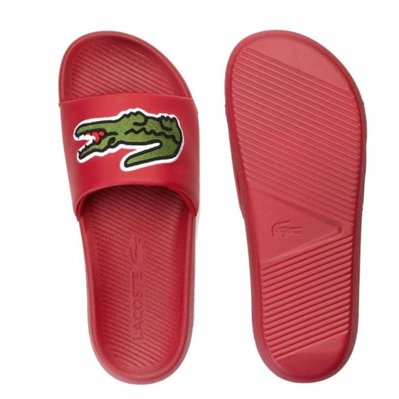 Lacoste | Shoes | New Lacoste Croco Big Croc Slide Slides Sandals 39 ...